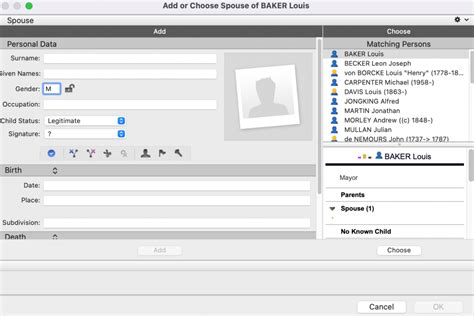 how to input a same sex couple heredis help knowledgebase