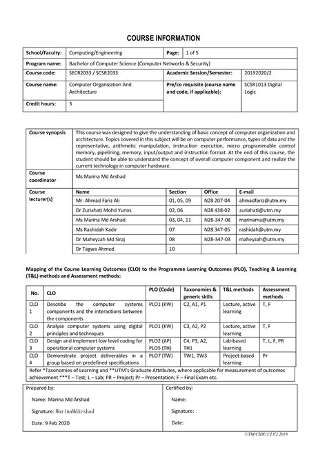 Course Outline Lecture Notes 1 Warning TT Undefined Function 32