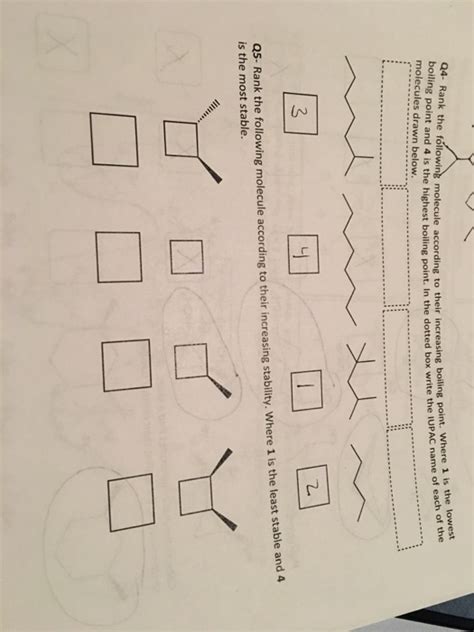 Solved Q Rank The Following Boiling Point And Is The Chegg