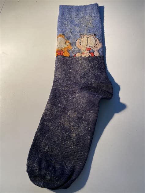 Garfield Cum Sock Rcumstained