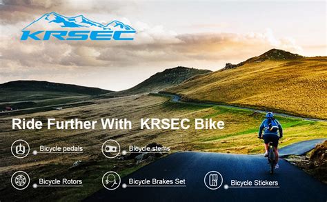 Amazon.com : KRSEC Bike Pedals Mountain Bike Pedal, Bicycle Platform ...