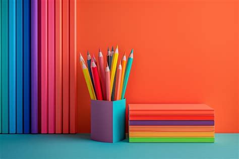Homework Table And Marker Paper In The Concept Of Learning And Doing