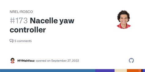nacelle yaw controller · issue 173 · nrel rosco · github