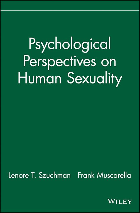 Psychological Perspectives On Human Sexuality 9780471244059 Medicine