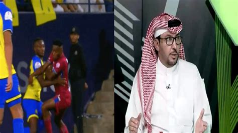 الروقي عن مباراة النصر وأبها بلنتي وطرد والفار يغض الطرف فيديو