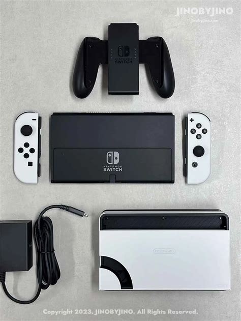 닌텐도 스위치 Oled 화이트 지노바이지노 Jinobyjino