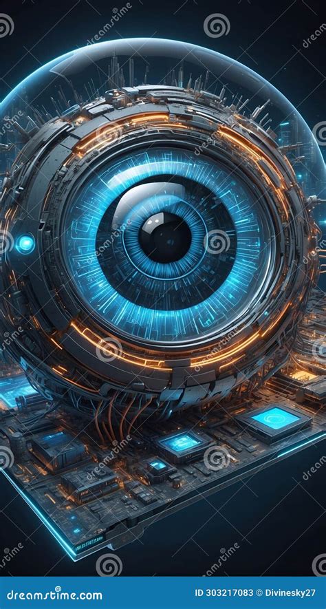 Binary Constellations Mapping The Stars Of Artificial Cognition Ai Generate Stock Illustration