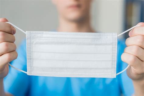 Maschera Medica Di Primo Piano Foto Premium