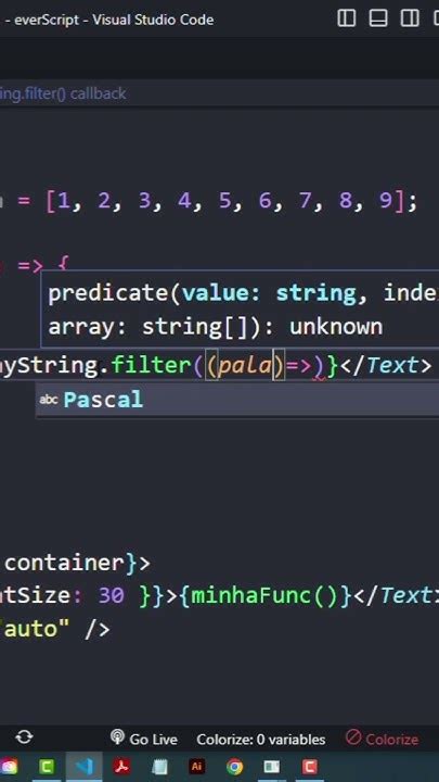 filtrar elementos de uma array javascript youtube