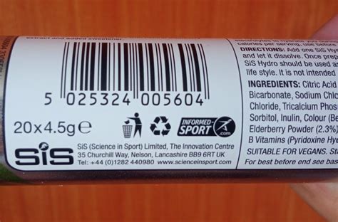 SIS Electrolyte Tablets, Science in Sport Carbonated Electrolyte Drink ...