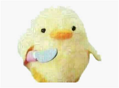 Duck Meme Sticker Knife Chick Dank Duck Hd Png Download Kindpng
