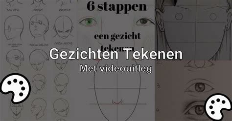 Gezichten Tekenen Met Videouitleg