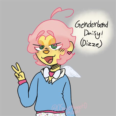 Genderbend Daisy Ibispaint