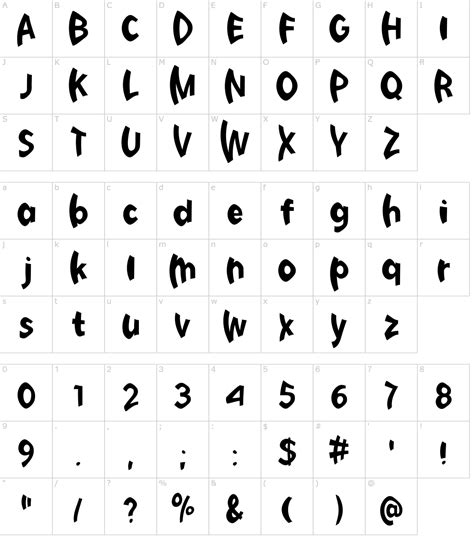 weird things font download