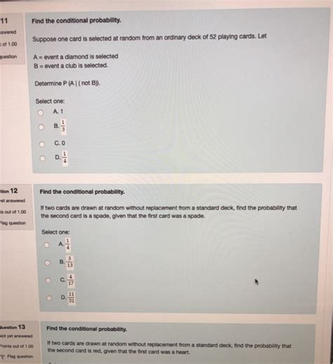 Solved Find The Conditional Probability Mswered Suppose One Chegg