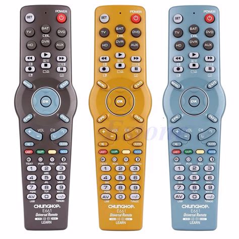 1 Pc 6in1 Universal Learning Remote Control Controller For Tv Cbl Dvd