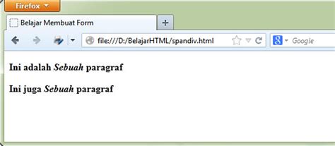 Perbedaan Tag Span Dan Div Pada HTML 5000Mata