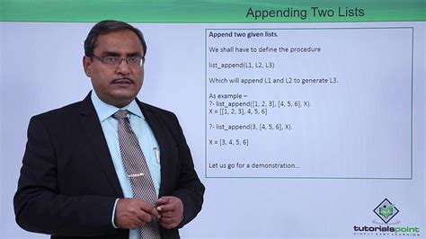 Prolog List Operations Append Youtube