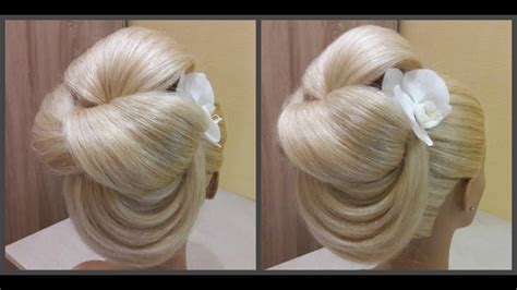 Быстрая легкая вечерняя и праздничная прическа🎄fast Easy Hairstyle For