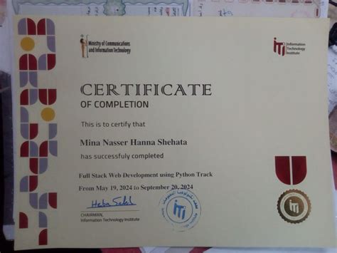 Mina Nasser On Linkedin Iti Iticareer Python Pythonprogramming Pythonprojects