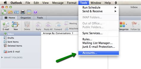 Email Account Setup For Microsoft Outlook For OS X ServerFreak