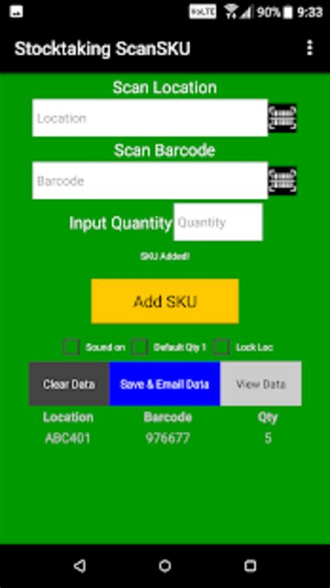Stocktake Counter Csv Export Android