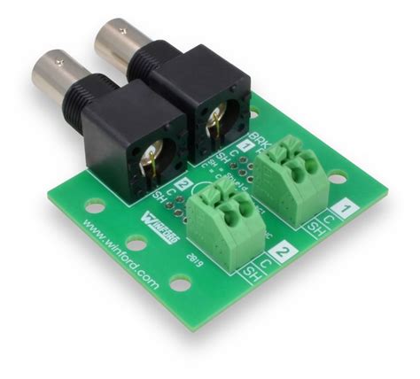 Bnc Breakout Board With Spring Connection Terminals Winford Engineering