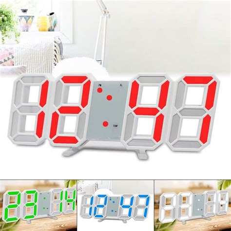 Usb Large 3d Modern Digital Led Table Wall Clock 2 Grandado
