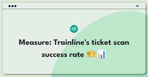 Trainline Ticket Scanning Metrics Product Success Analysis Nextsprints