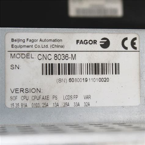 Fagor Cnc 8036 M Cnc System Keyboard Suppliers