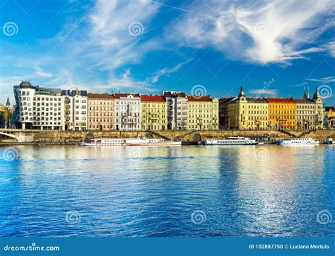 The Dancing House Prague Czech Republic Editorial Image Image Of