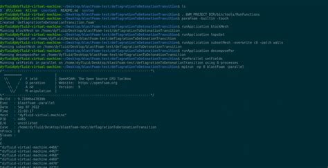 BlastXiFoam Solver Fails To Run DeflagrationToDetonationTransition Case Issue Synthetik