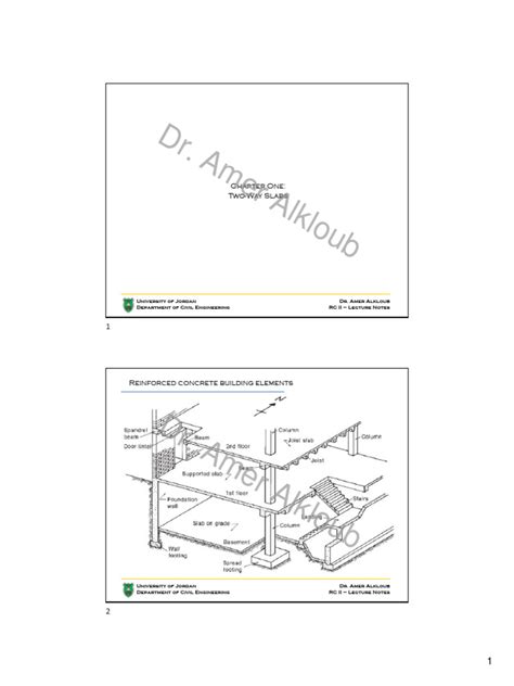 two way slabs part 1 1 pdf beam structure column