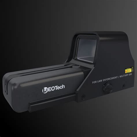 Eotech 552 Vista Holográfica Modelo 3d 39 Dae 3ds Obj Fbx Max