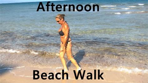 Afternoon Thong Bikini Ocean Walk Xhd Wmv Goddess Natashas Bondage