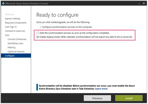 Mastering Azure Ad Connect Staging Mode Insights