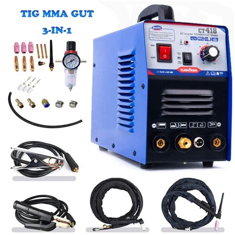 Plasma Cutter Ct418 New Digital Inverter Cut Mma Tig 3 In1