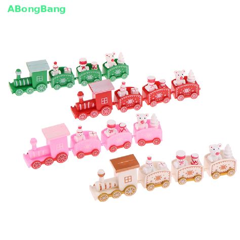 Abongbang ของตกแต่ง รูปซานตาคลอส ของขวัญ สําหรับตกแต่งบ้าน โต๊ะ รถไฟ คริสต์มาส Abongbang Th