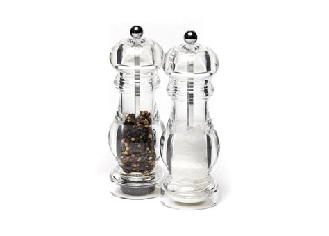 Salt And Pepper Grinders Acrylic Perth Party Hire