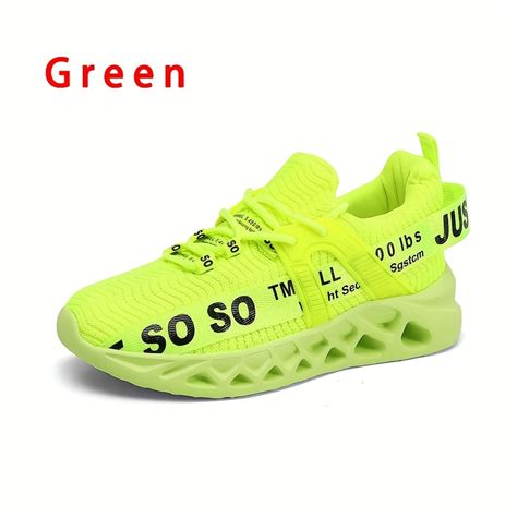 Mens Running Shoes Slip On Sneakers With Shoelaces Odor Resistant