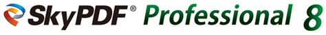 純国産PDFソフトウェアSkyPDF R Professional 8SkyPDF R Terminal Server Pro 8