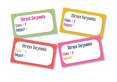 School Book Label Stickers Oh So Pretty Label Shabel Labelshabel
