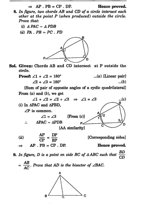 Triangles Class 10 Math Studypur