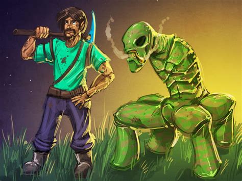 Heres Some Cool Minecraft Fan Art I Found I Dont Know Who The Artist