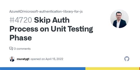 Skip Auth Process On Unit Testing Phase · Issue 4720 · Azuread