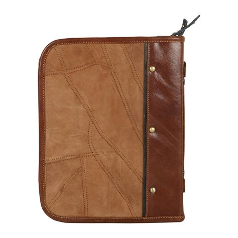 Bible Cover Brown Buckle And Hide Leather