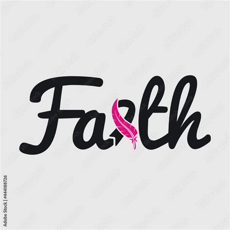 Faith Svg Fear Svg Fight Breast Cancer Svg Cancer Awareness Svg