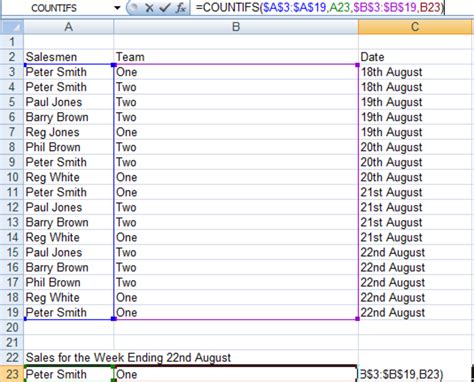 Using The Countif And Countifs Functions And Remove Duplicates In Excel