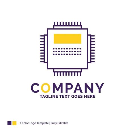 Company Name Logo Design For Processor Hardware Computer Pc