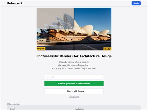 ReRender AI Cosè prezzi a chi può servire AIToolBox it